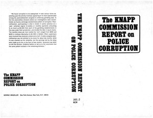 The Knapp Commission report on police violence, 1972 — Calisphere