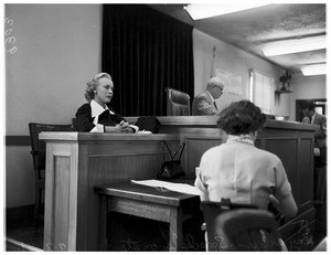 Show Case Hearing (Judge McKay's Court), 1951 — Calisphere