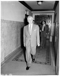 Allen Smiley (in court), 1954 — Calisphere