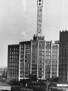 Bendix Building with tower, downtown Los Angeles, 1930 — Calisphere