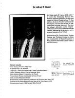 Alfred Thomas Quinn awards list, photo, and business card — Calisphere