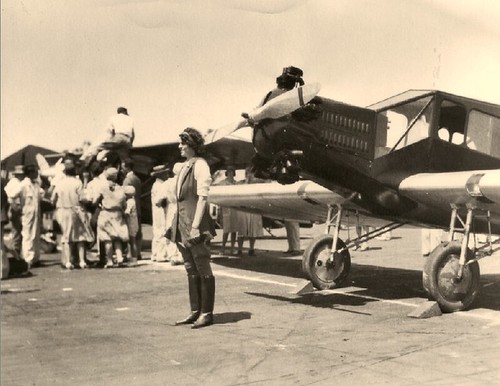 Edith Foltz Start of 29 Air Derby — Calisphere