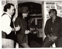 Sean Hopper, Keith Crossan and Clarence Clemons, 1989 — Calisphere