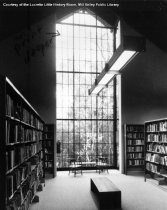 Library Stack Area with Large Window, c.1967 — Calisphere