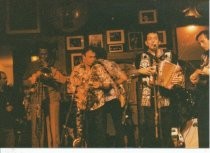 George Bohanon, Steve Douglas, Flaco Jimenez and Ry Cooder, 1987 ...