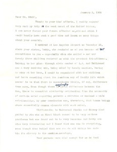 Glen & Dian Odell, correspondence, 1968 Jan. - 1968 Nov — Calisphere