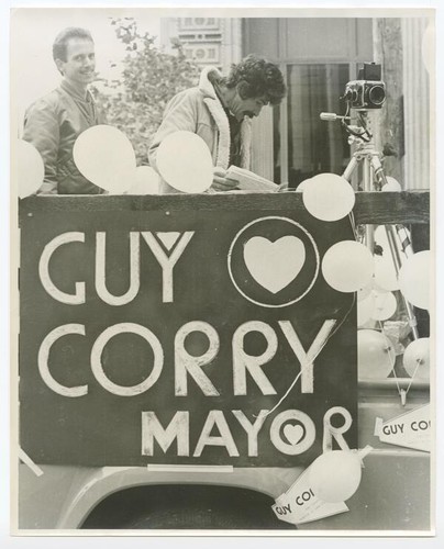 Guy Corry for Mayor float — Calisphere