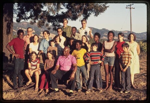 Peoples Temple member group portrait — Calisphere