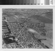 Aerial View with Tanforan Park Race Track no. 1, San Bruno, 1932 ...