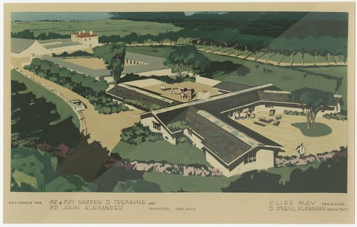 Cliff May: Tremaine ranch house (Donadea, Ireland) — Calisphere