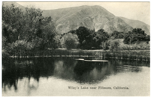 Wiley's Lake near Fillmore, California — Calisphere