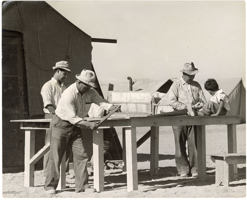 Men at Work at FSA Camp — Calisphere