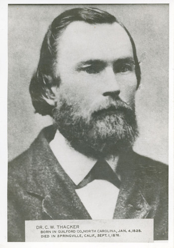 Portrait of Dr. C.W. Thacker — Calisphere