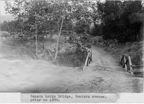 Cañada Larga Bridge — Calisphere