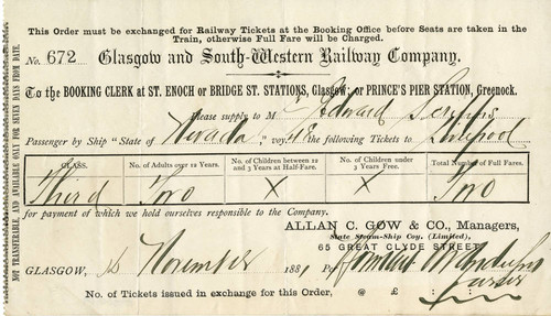 Railway receipt — Calisphere