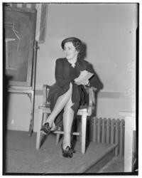 Bernice Smith in court — Calisphere