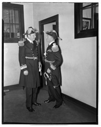 Admiral Frank H. Brumby, Admiral Senn, Admiral Mason Reeves, Vice ...