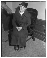 Mrs. Anna Dally, George Dally's mother, murder case — Calisphere