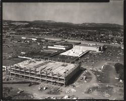 Aerial view of Coddingtown Mall showing Penney's under construction ...