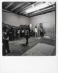 Boxing at Santa Rosa Boys Club, Santa Rosa, California, 1976 — Calisphere
