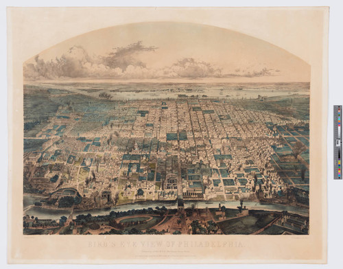 Bird’s eye view of Philadelphia — Calisphere