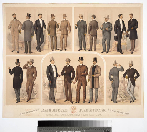 Issued February 1886 American fashions, spring and summer 1886 ...