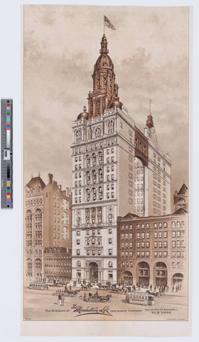 The building of the Manhattan Life Insurance Company — Calisphere