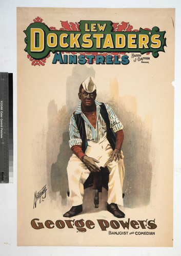 Lew Dockstader’s Minstrels : George Powers banjoist and comedian ...