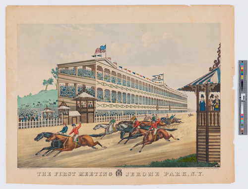 The first meeting coming in Jerome Park, N.Y — Calisphere