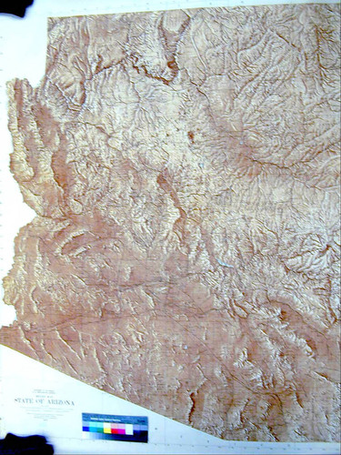 Relief Map State of Arizona — Calisphere