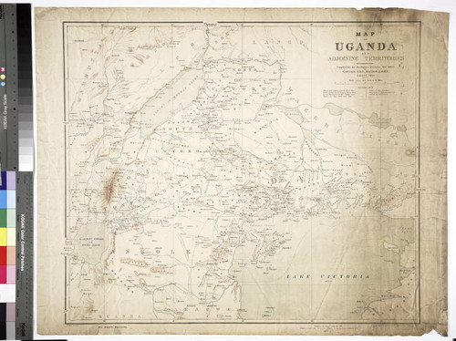 Map of Uganda and adjoining territories : compiled for the Intelligence ...
