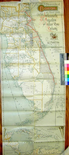 Map of the peninsula of Florida and adjacent islands — Calisphere
