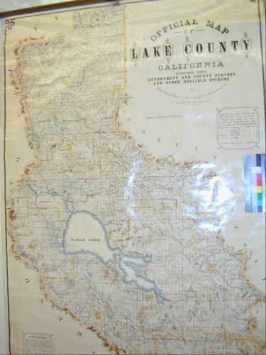 Lake County California Map