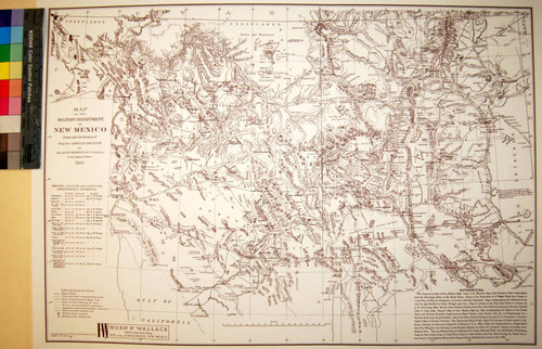 Map of the Military Department of New Mexico : drawn under the ...