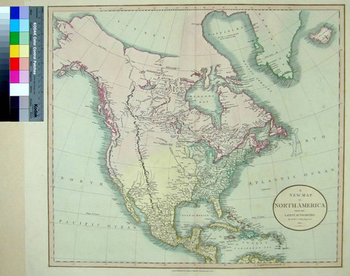 New Map of North America from the latest Authorities by John Cary ...