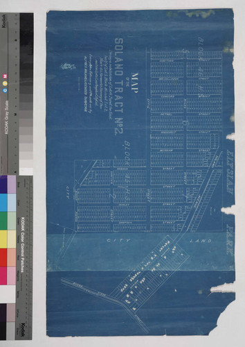 Map of the Solano Tract No. 2 — Calisphere