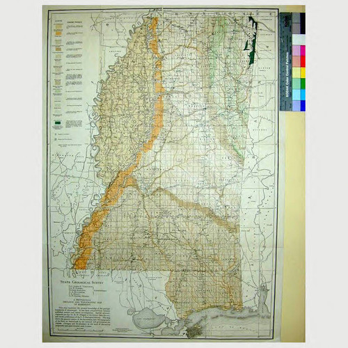 A provisional geologic and topographic map of Mississippi — Calisphere
