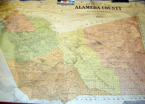 Official Map of Alameda County California / Carefully compiled by ...