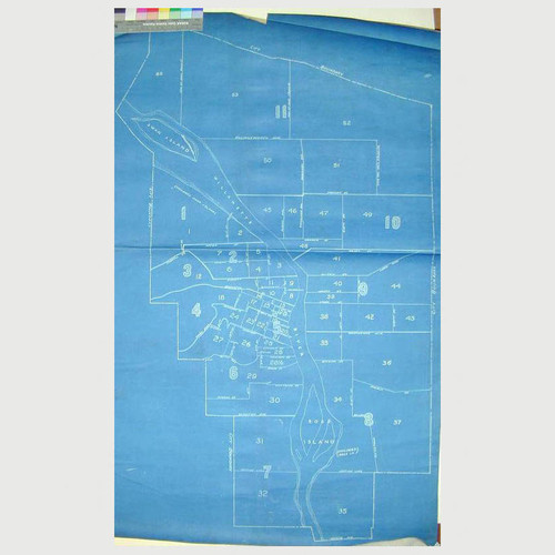 Map of Portland, Oregon showing political districts — Calisphere