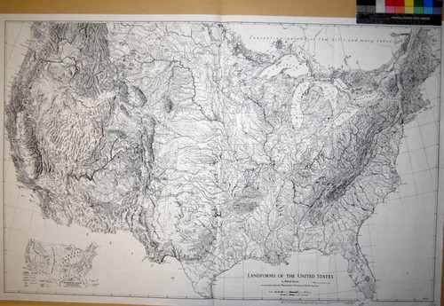 Landforms of the United States / by Erwin Raisz — Calisphere