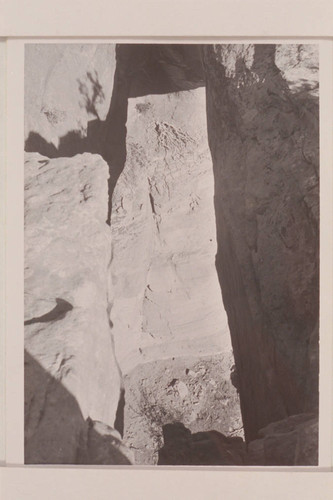 Opening back of bridge in upper Little Finger Canyon, Navajo Canyon ...