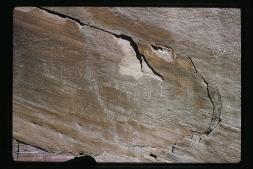 Bert Loper Grand Canyon expedition 1907, Fort at White Canyon — Calisphere