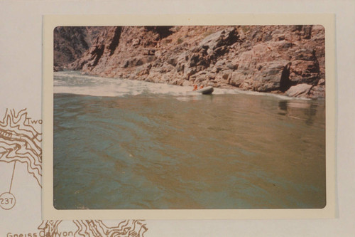 Outboard powered Zodiac craft topping 234 Mile Rapid — Calisphere