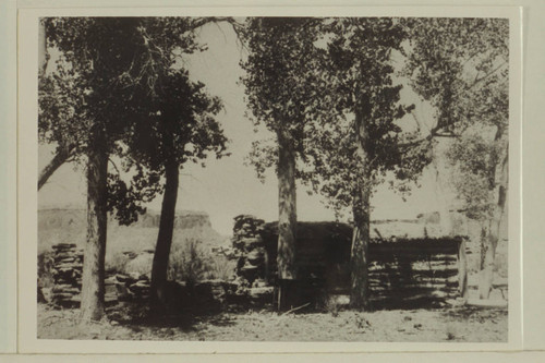 Bert Loper's old cabin at Red Canyon in Glen Canyon — Calisphere