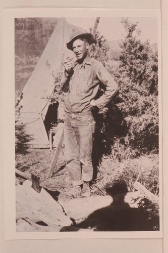 Harry J. Howland, who worked with Tom Wimmer in supply of Glen Canyon ...