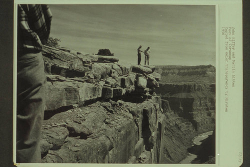 John Riffey and Martin Litton. Foot of Toroweap — Calisphere