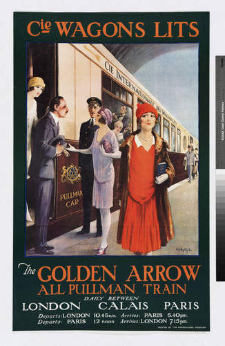 The Golden Arrow : all Pullman train — Calisphere