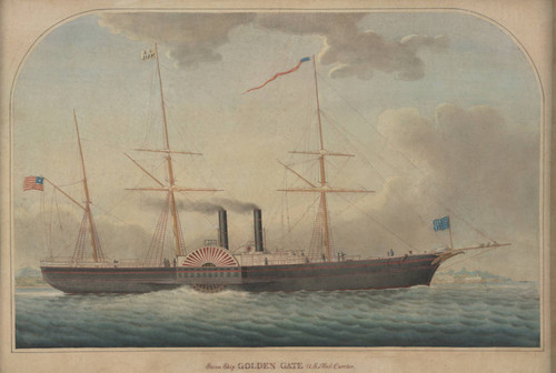 Steam ship Golden Gate : U.S. mail carrier — Calisphere