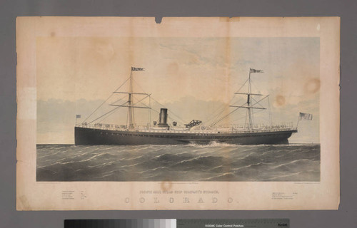 Pacific Mail Steam Ship Company's Steamer, Colorado — Calisphere