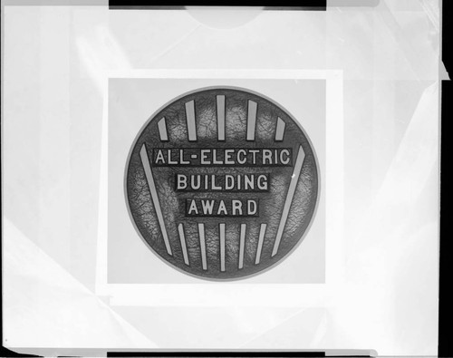 All Electric Building Award — Calisphere